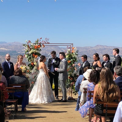 Chuppah, Copper Chuppah, Chuppah Kit, Ceremony Arch, Copper Wedding ...