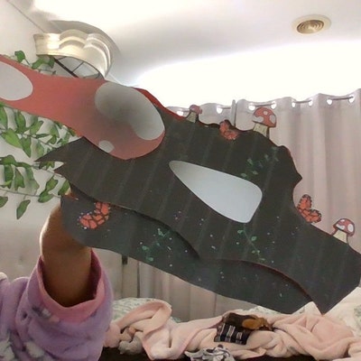 Digital Printable Paper Dragon Puppet DIY - Etsy