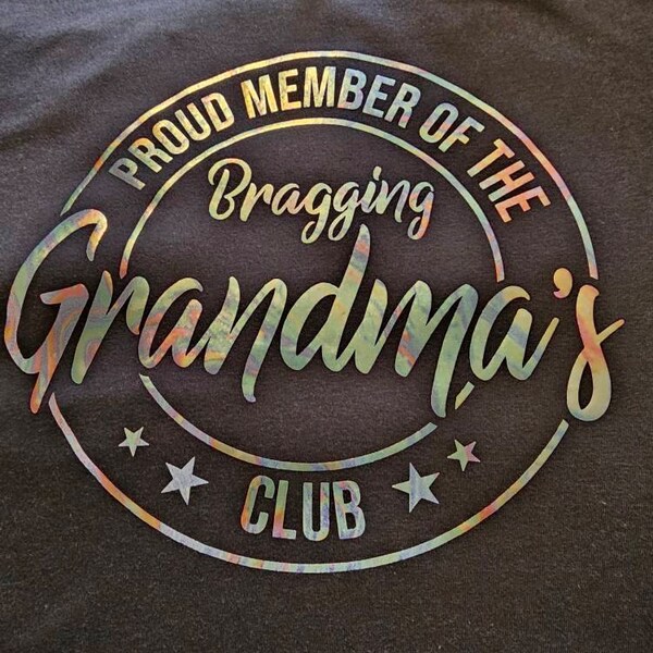 Proud Member of the Bragging Grandma’s Club Svg, Nana Svg, Grandma Svg ...