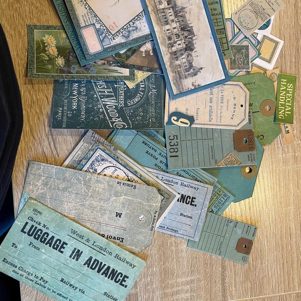 Postage Themed Definition Labels, Digital Labels. DIGI19 92 - Etsy