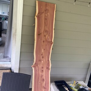 Live Edge Cedar 2448 Length Boards and Various Widths: Unique and ...