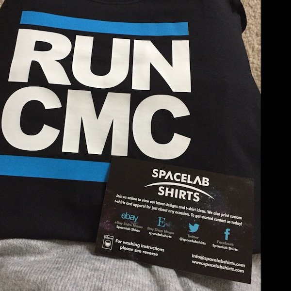 New "run Cmc" T-shirt | Sizes S-4XL | Available in 3 Colors | 6.0 Oz ...