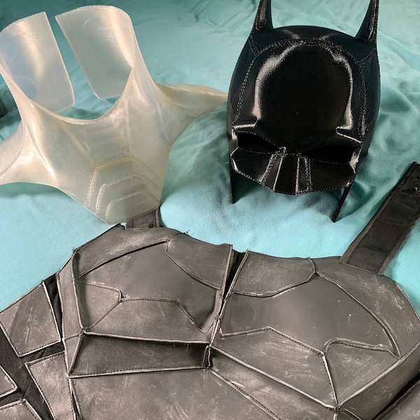 Robert Battinson FLEXIBLE Bat Cowl 2021/2022 Screen Accurate DIY ...