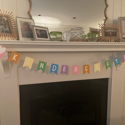 Preschool or Kindergarten Rainbow Banner/classroom Decor/homeschool ...