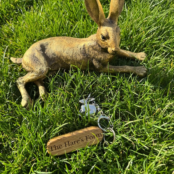 Bronze Laying Down Hare, Sitting Hare Ornament - Etsy