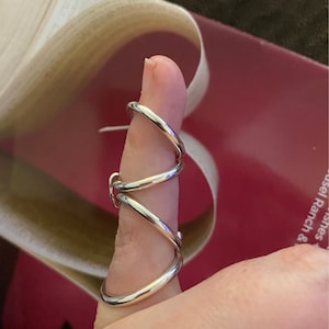 14k Rose Gold Fill Splint Ring mallet Finger Ring | Etsy