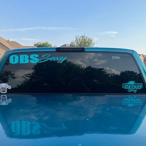 CUSTOM TEXT 42 Windshield BROW Vinyl Decal Sticker - Etsy
