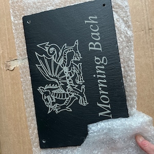Welsh Dragon Outdoor House Home Sign Plaque - Etsy