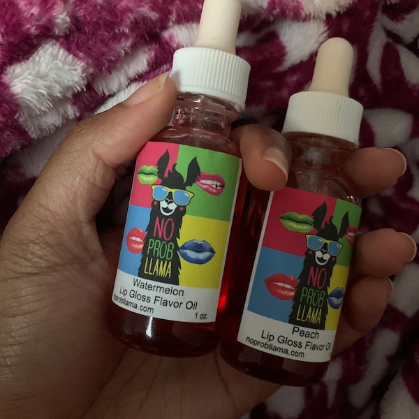 Lip Gloss Flavor Oil - No Probllama - 1 Oz - Etsy
