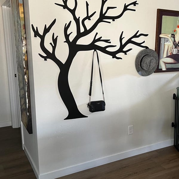 Extra Large Tree Coat Rack, Entryway Organizer, Wall Hooks Unique ...