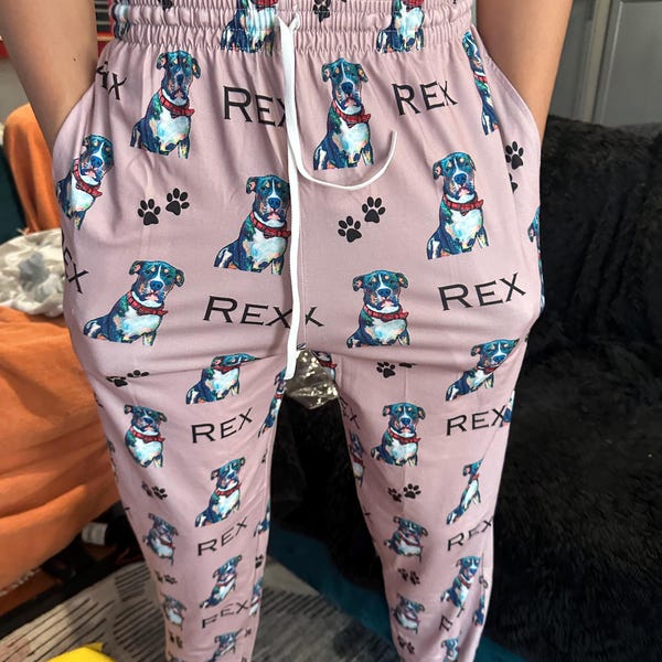 Wolf Pajama Pants, White Wolves Pjs, Wolf Lover Gift for Christmas Gift ...