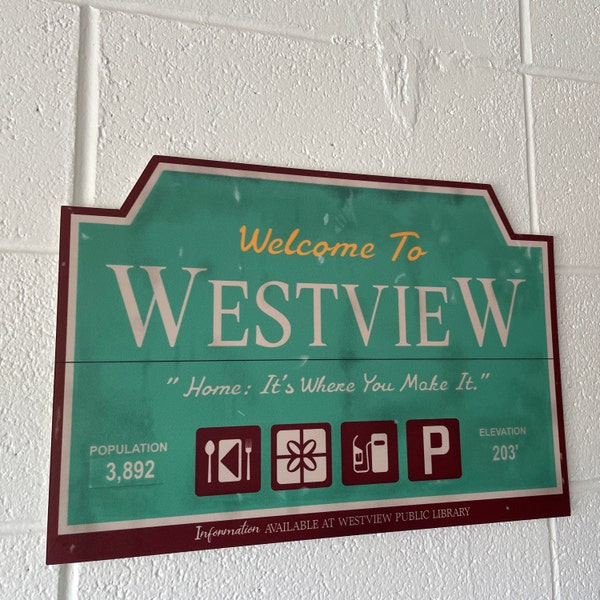 Westview, NJ City Sign - Etsy