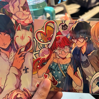 P5 Royal Trio With Glasses Mini Print 5x7 - Etsy