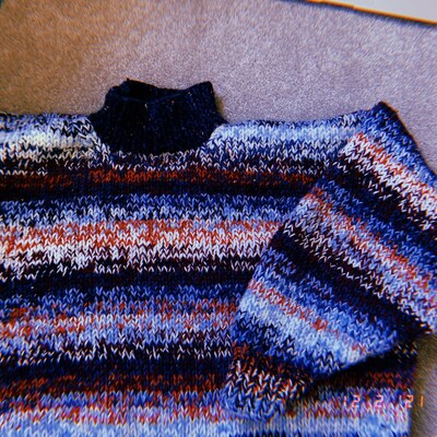 Hand Knitting Pattern the Jupiter Jumper - Etsy