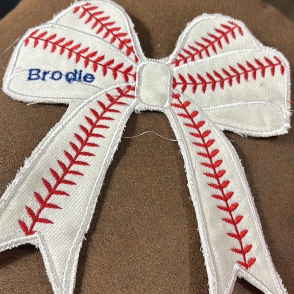 Bundle Sport Side Bow Applique Side Bow Machine Embroidery Designs Wide ...