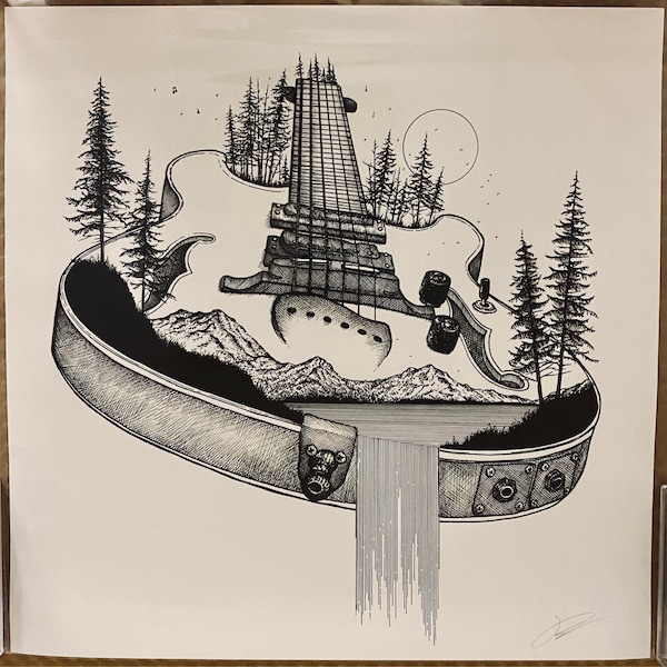 Pen and Ink Illustration - Mushroom Bear | Derek Myers: Drawing #1984 ...
