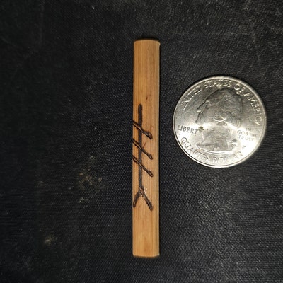 20 Celtic Tree Ogham Staves Made With Corresponding Woods With Pouch ...