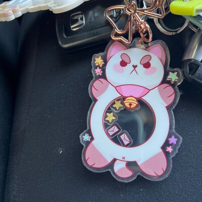 Aesthetic Charm Acrylic Keychain Mp3 Player Kawaii Animation Shaker ...