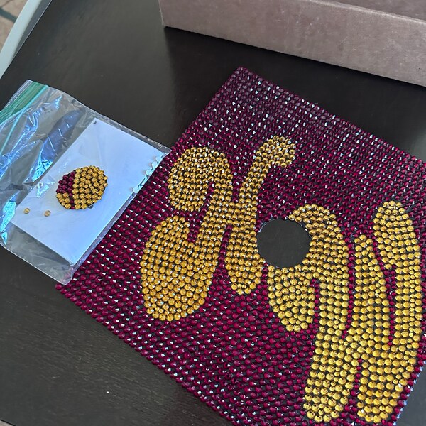 Graduation Cap Custom Initials - Etsy