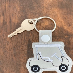 Golf Cart Keychain, Golf Cart Gift Keychain, Golf Cart, Golf Cart ...