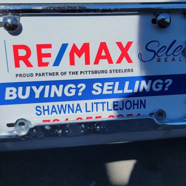 Keller Williams Realty FULL Color Vanity License Plate Fully ...