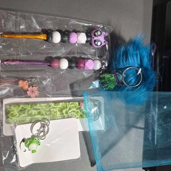 Succulent Unicorn Crochet Hook Silicone Beads Focal Topper Ergonomic ...