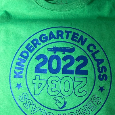 Kindergarten Class 2022 Senior Class 2034 Future Class Graduation PNG ...