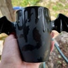 Matte Bat Mug, Bats Wing Cup, Matte Black Mugs, Unique Wings Design ...