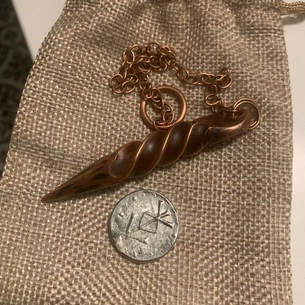 Fang of Fenrir Pendant Hand Forged Jewelry Witchcraft Talisman Viking ...