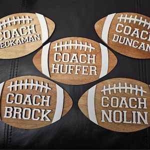 Personalized Desktop Football Coach Sign Gifts for Football Coach PE ...