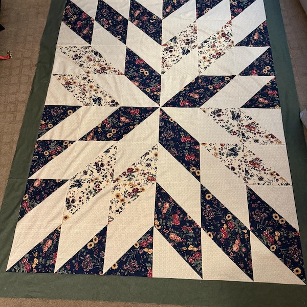 Star Gazing - Quilt Pattern - 3 Sizes (throw, Single/twin & Queen) - 3 ...