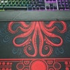Aztec Octopus Desk Mat, Aesthetic XL Desk Pad, Geometric Mouse Pad, Red ...