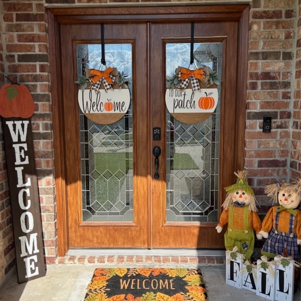 Boomer Sooner Double Door Hanger, Double Door OU Door Hanger, Boomer ...