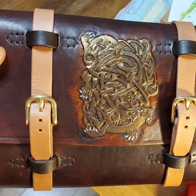 Leather Tool Pouch Pattern Pdf Download Leather DIY Pipe Pouch Video ...