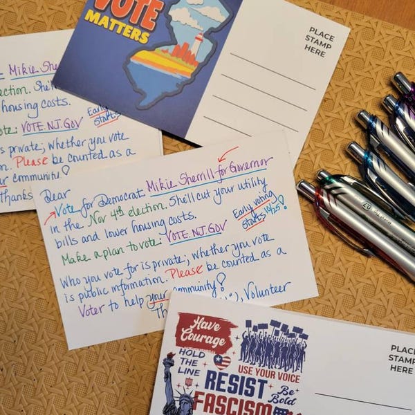 Voter Postcards Dont Just Vent Vote Patriotic United States Voting ...