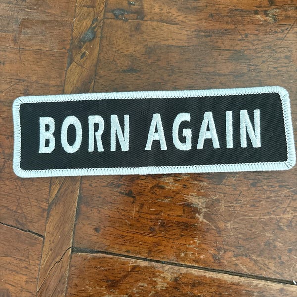 Bible Patch | Punk Patch | Christian Patch | Sew on | Embroidery ...