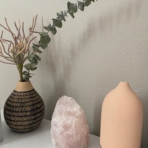 Rose Quartz Crystal Lamp Pink Quartz Light the Original Love Stone - Etsy