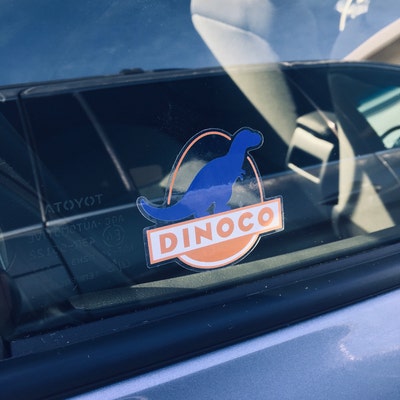 Dinoco Sticker Carsland Sticker - Etsy