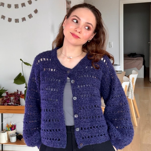 Eternal Seasons Cardigan/ Crochet Winter Cardigan Pattern/ Crochet No ...