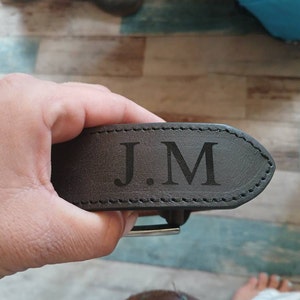 Father's Day Leather Belt, Customized Belt for Him, Personalized Belt ...