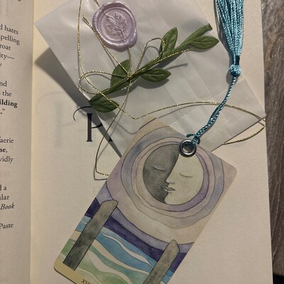 Intuitively Chosen Tarot and Oracle Card Bookmark Bookish Reader Gift ...