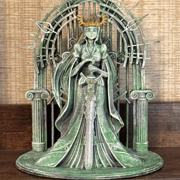 Zelda Inspired Princess of Hyrule Temple of Time Statue Diorama ...