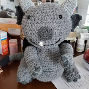 PDF PATTERN: Gronk the Gargoyle Amigurumi Pattern crochet Pattern Only ...