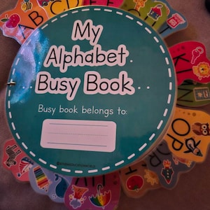 Color Matching Busy Book, Printable Activity, Color Sorting Velcro Game ...