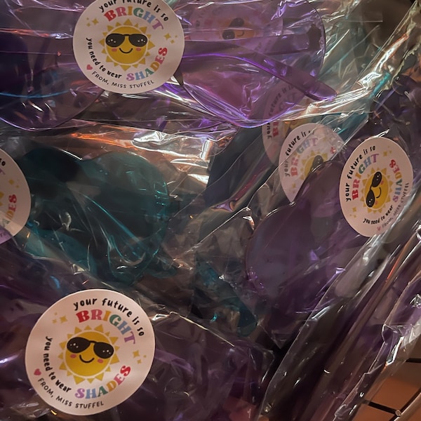 Personalized End of School Year Stickers, Custom Teacher Labels for ...