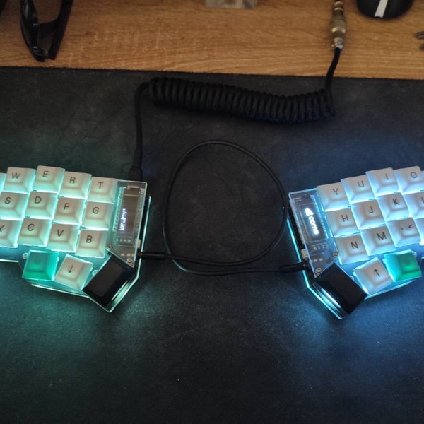 Crkbd V3 (corne Keyboard) MX Hotswap DIY Mechanical Ergonomic Hotswap ...