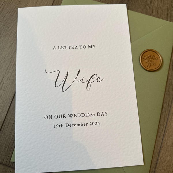 Custom Letters to the Bride|hen Do Letters|bridal Shower Letters ...