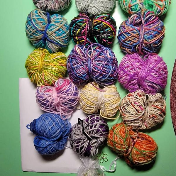 Mystery Sock Yarn Bundle, Mini Skein Set, Hand Dyed Yarn , Wool Yarn ...