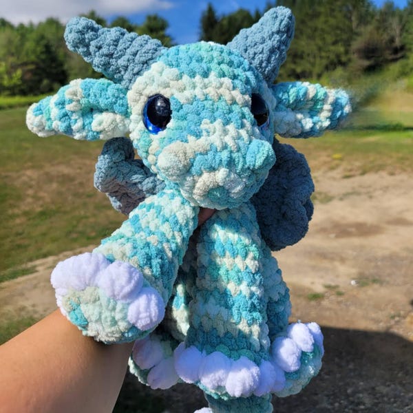 Cato the Dragon Snuggler/lovey Amigurumi Crochet Pattern - Etsy