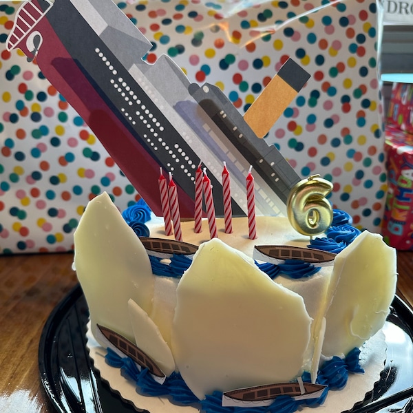 Boys Birthday Party Titanic Party Decorations Vintage Titanic Party ...